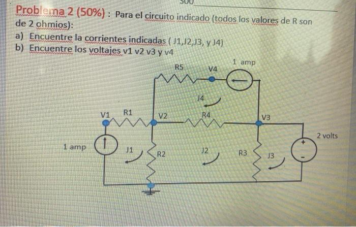 Solved Calculate current of j1, j2, j3, j4Find Voltages V1 | Chegg.com