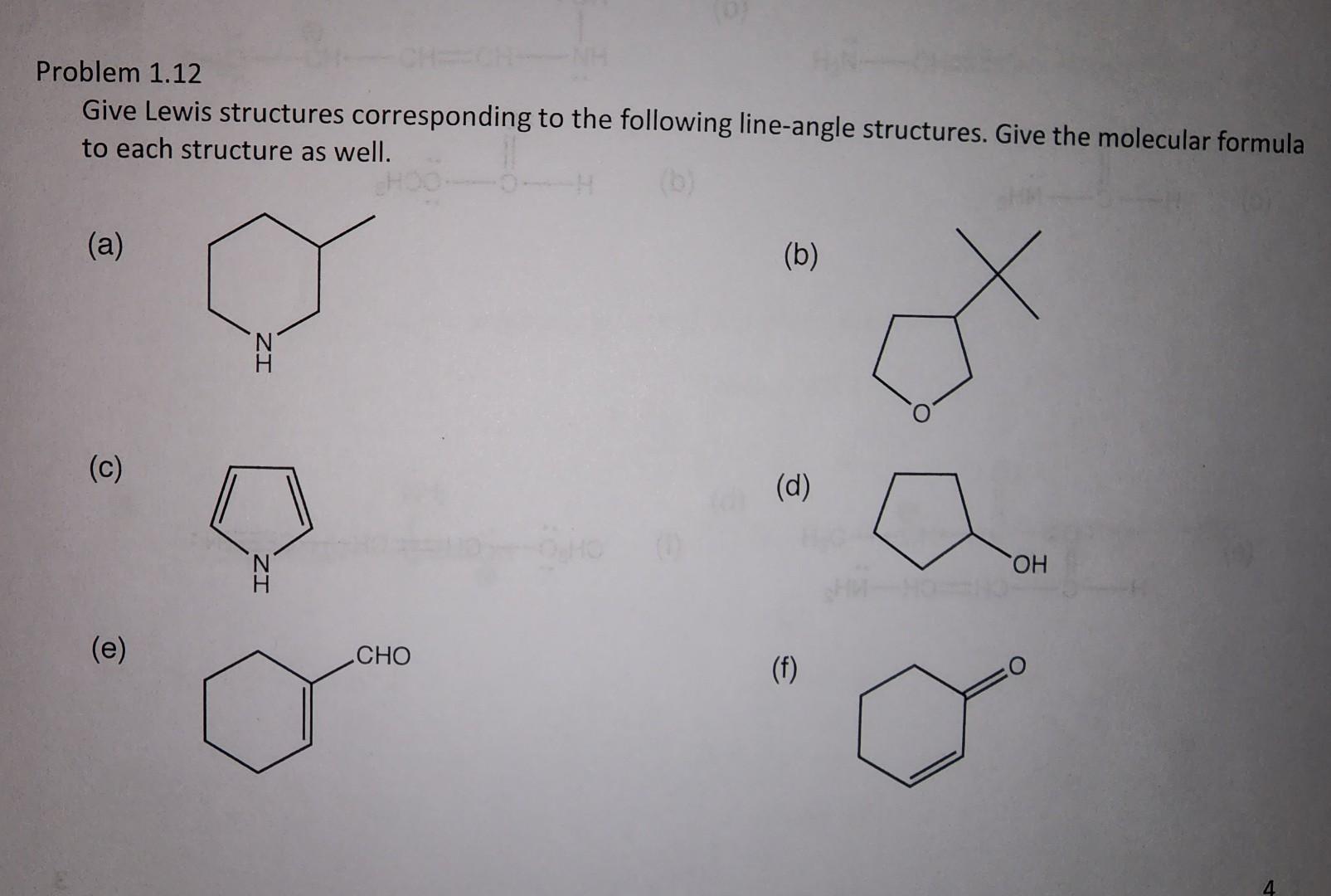 Solved Give Lewis structures corresponding to the following | Chegg.com