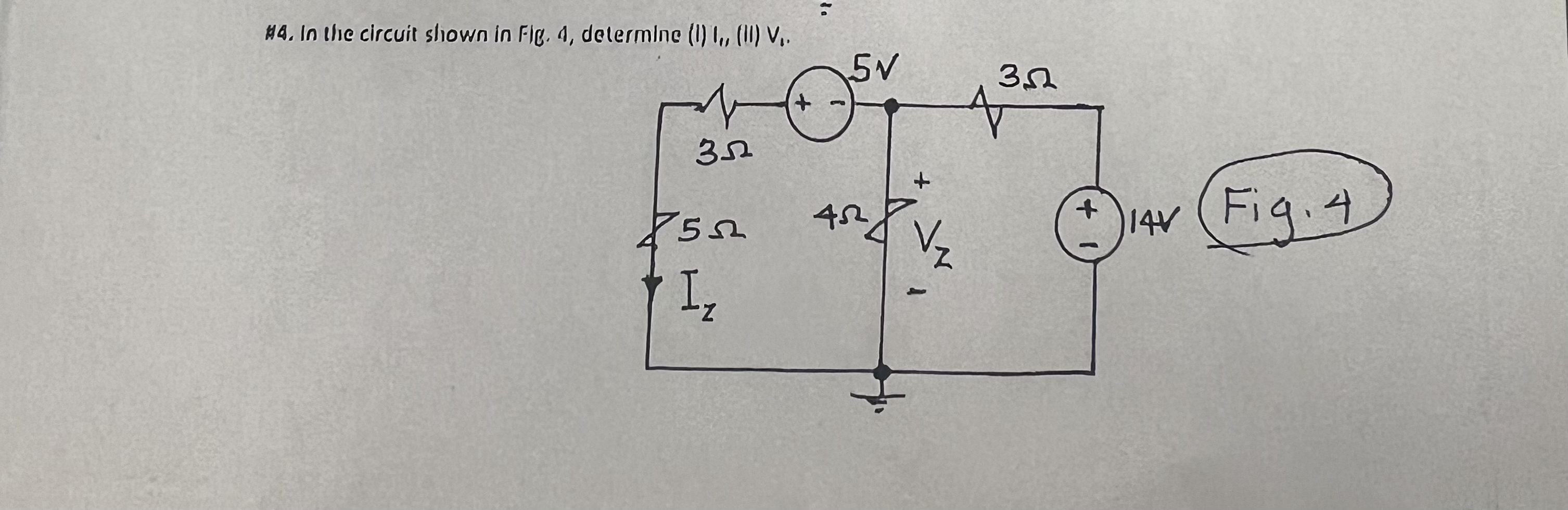 Solved *A. ﻿In the circuit shown determine Iz and Vz | Chegg.com