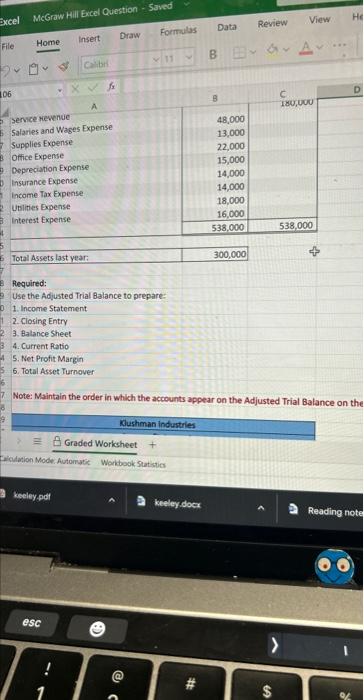 Solved Excel Mcgraw Hill Excel Question Soned File Home 