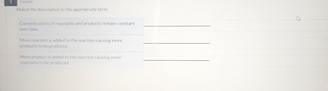 Solved 1 3 ﻿pointsMatch the description to the appropriate | Chegg.com