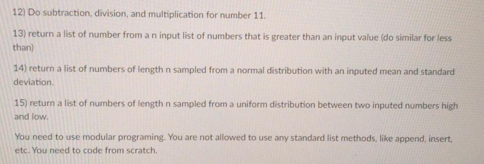 Solved This is for CSC110 and must be in modular | Chegg.com