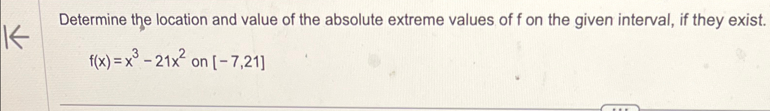 Solved Determine the location and value of the absolute | Chegg.com