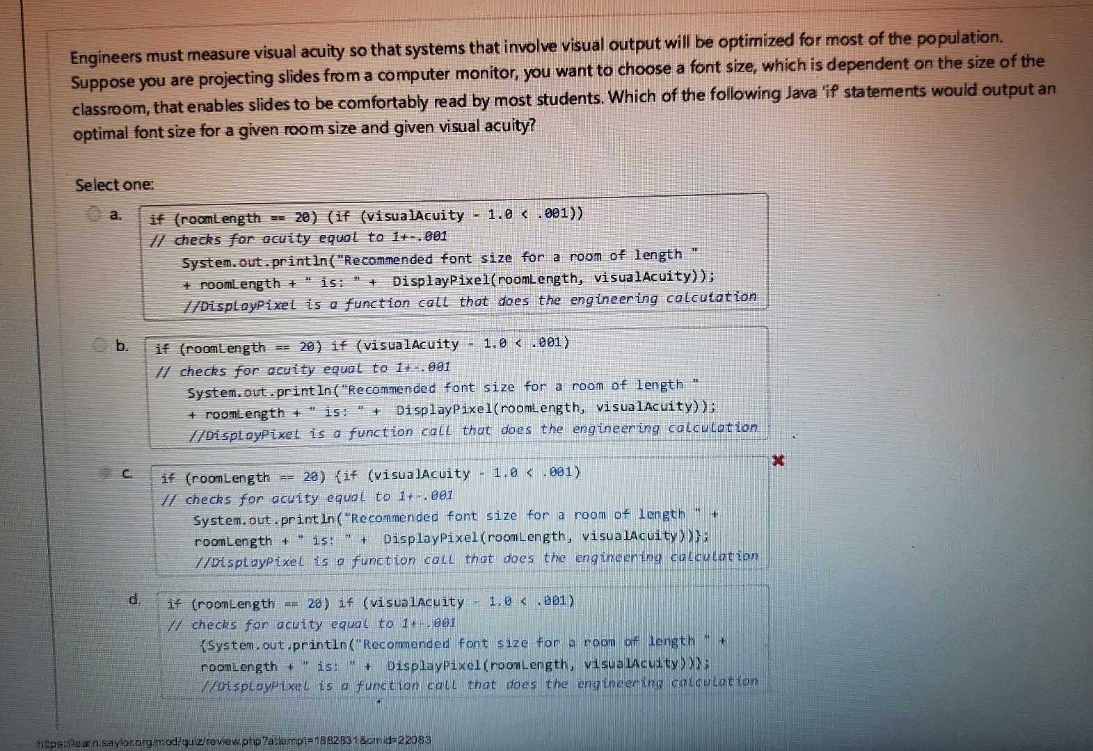 Solved What would this code output after it is executed? | Chegg.com