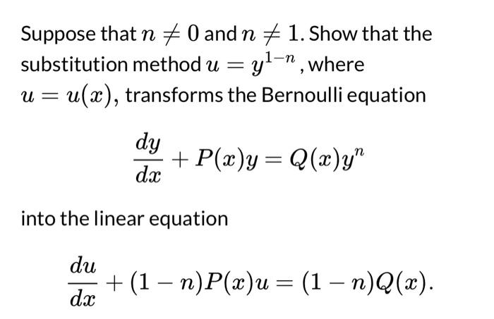 Solved Suppose that n =0 and n =1. Show that the | Chegg.com