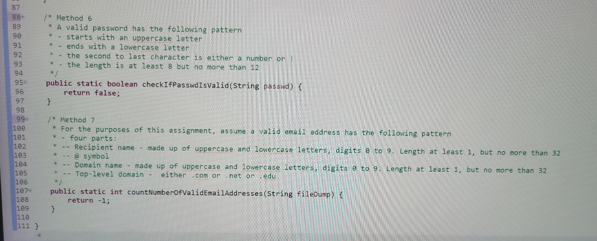 Solved I need help please. I have this Java code template | Chegg.com