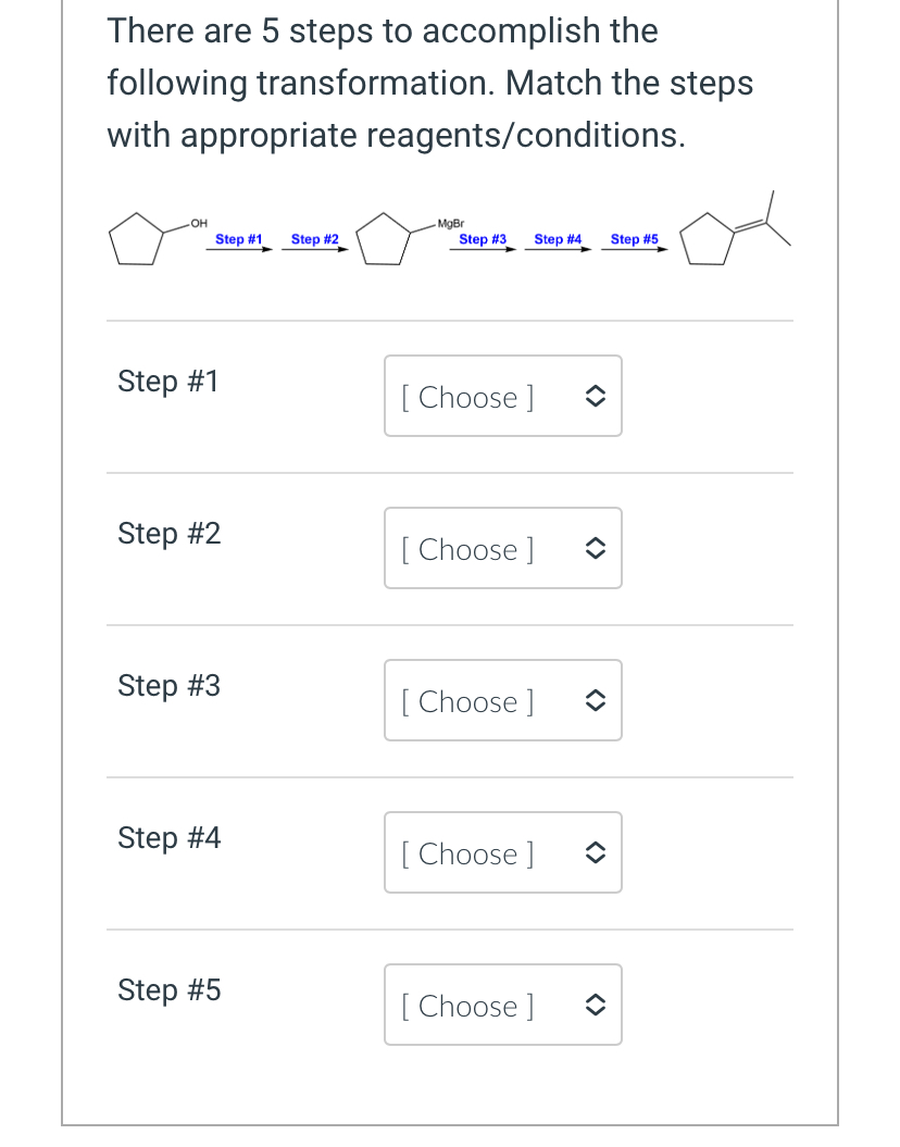 Solved There are 5 ﻿steps to accomplish thefollowing | Chegg.com