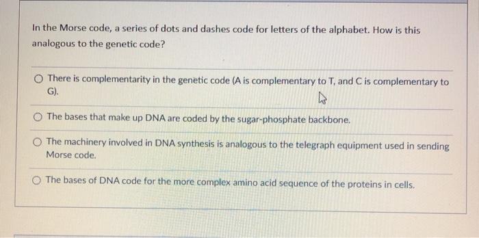 Solved In the Morse code, a series of dots and dashes code | Chegg.com