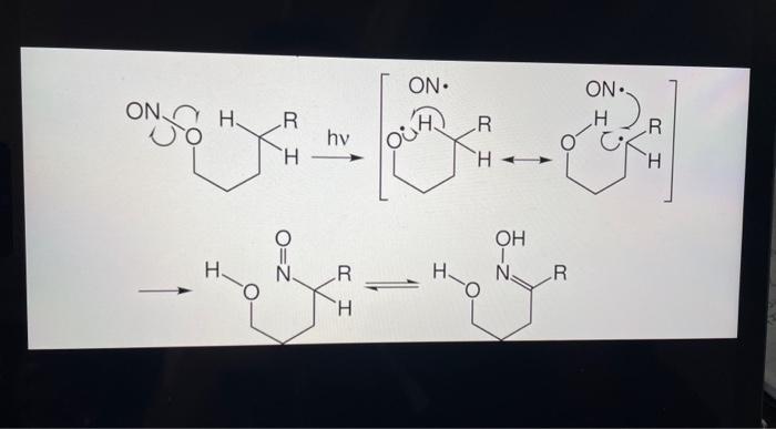 Solved General scheme explaining the barton reaction and | Chegg.com
