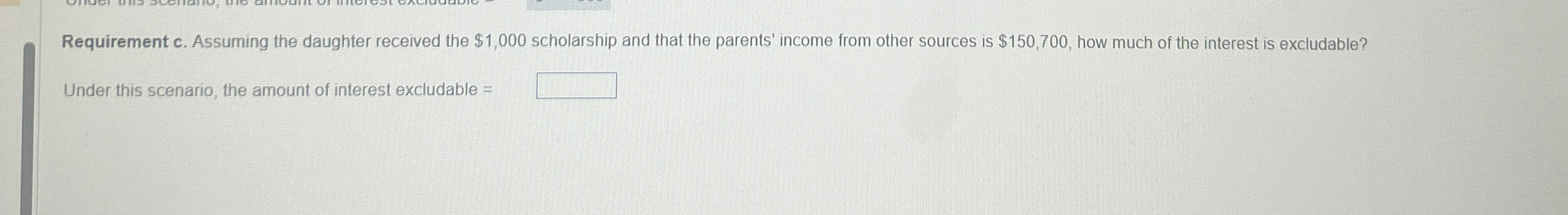 Solved Requirement c. ﻿Assuming the daughter received the | Chegg.com