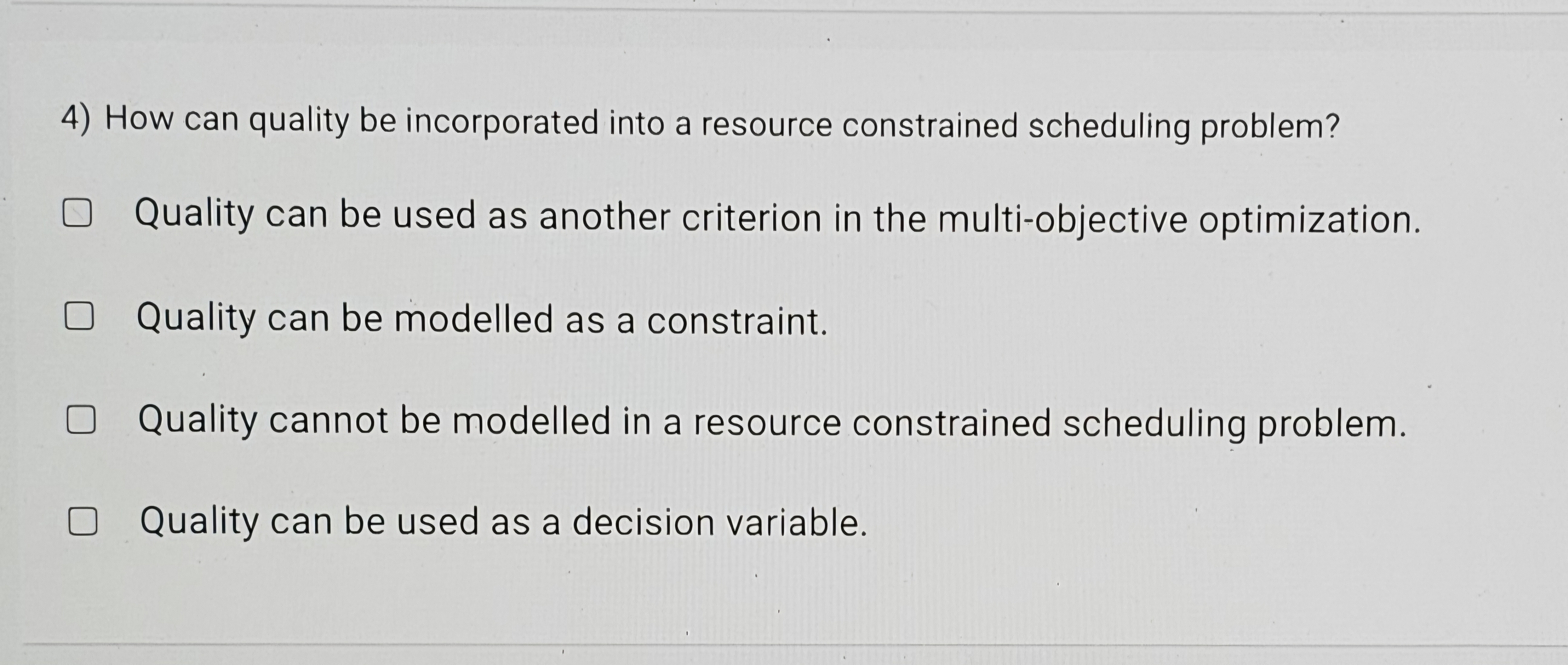 Solved How can quality be incorporated into a resource | Chegg.com Solved How can quality be incorporated into a resource | Chegg.com