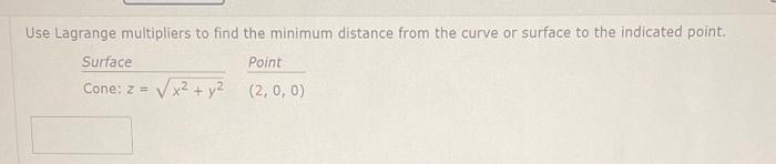 [Solved]: Use Lagrange multipliers to find the highest poin