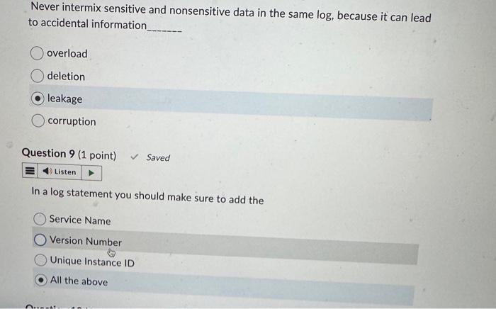 Solved A transaction must be accross all services | Chegg.com
