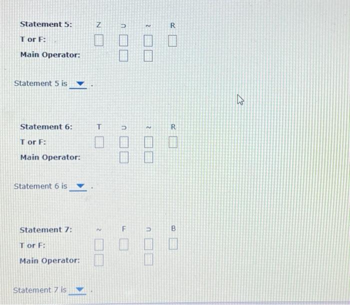 Statement 2 isCalculate the truth value for each | Chegg.com