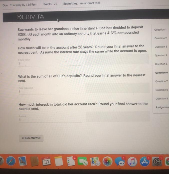 Solved Due Thursday by 11:59pm Points 25 Submitting an | Chegg.com Solved Due Thursday by 11:59pm Points 25 Submitting an | Chegg.com