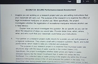 Solved Pare1ot 2ECON2120: ECURE Performance-based | Chegg.com