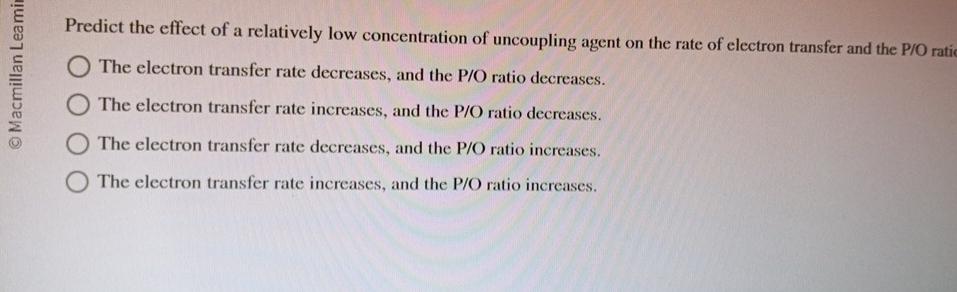 Solved Predict the effect of a relatively low concentration | Chegg.com