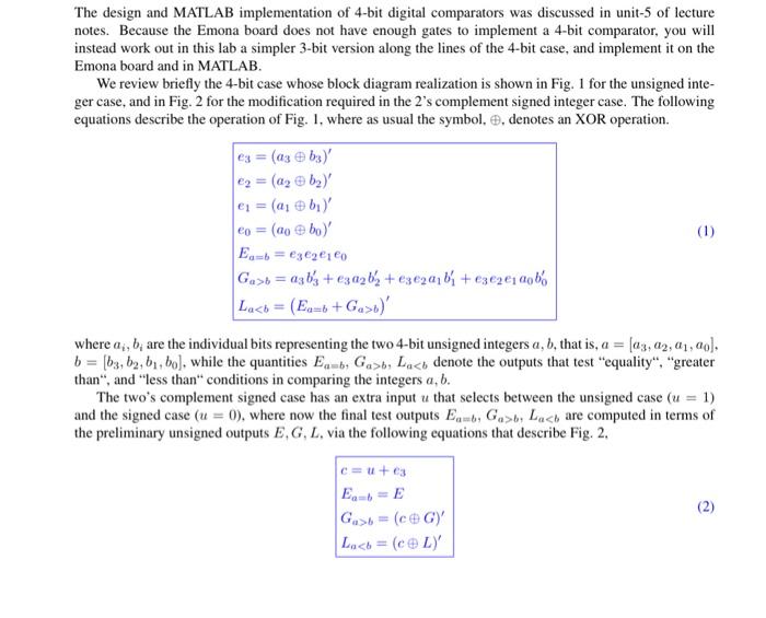 The design and MATLAB implementation of 4-bit digital | Chegg.com