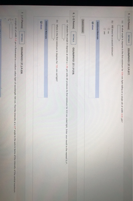 Solved 5.-/2 points) DETAILS OSUNIPHYS1 37. 1.P.017. (a) At | Chegg.com Solved 5.-/2 points) DETAILS OSUNIPHYS1 37. 1.P.017. (a) At | Chegg.com