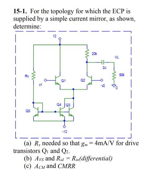 15-1. For the topology for which the ECP is supplied | Chegg.com