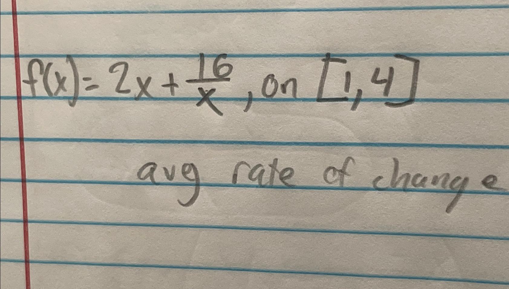 Solved ]average rate of change | Chegg.com