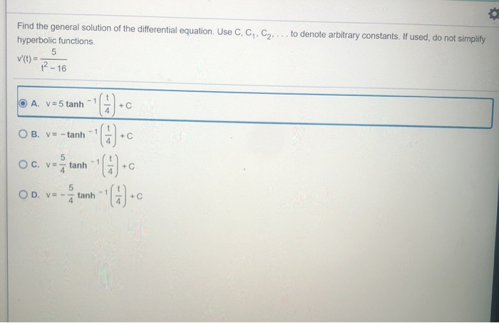 Solved Find the general solution of the differential | Chegg.com