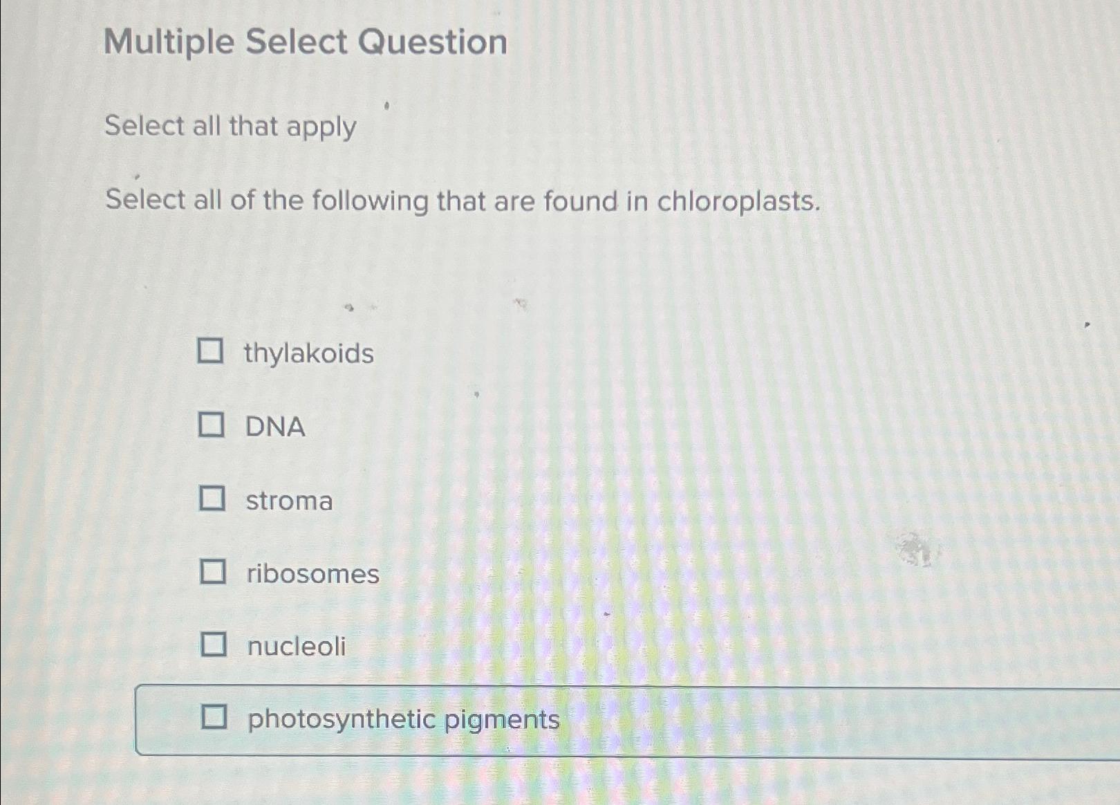 Solved Multiple Select QuestionSelect all that applySelect | Chegg.com