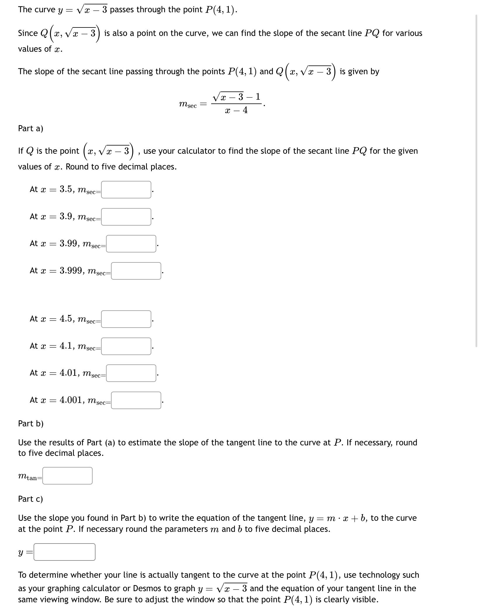 Solved The curve y=x-32 ﻿passes through the point | Chegg.com