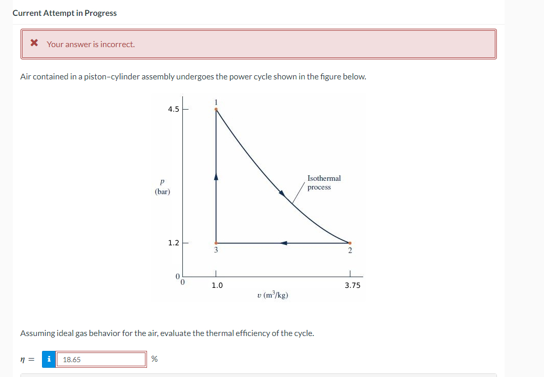 Solved Air contained in a piston-cylinder assembly undergoes | Chegg.com