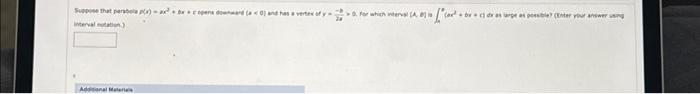 Solved Suppose that parabola p(x) = ax2 + bx + c opens | Chegg.com