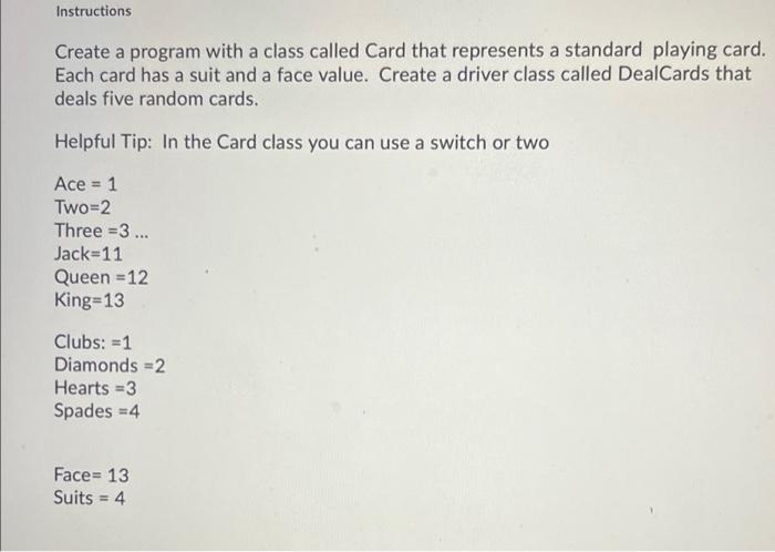 Solved Instructions Create a program with a class called | Chegg.com