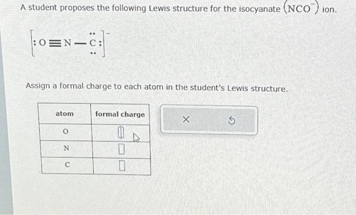 Nco Lewis Structure