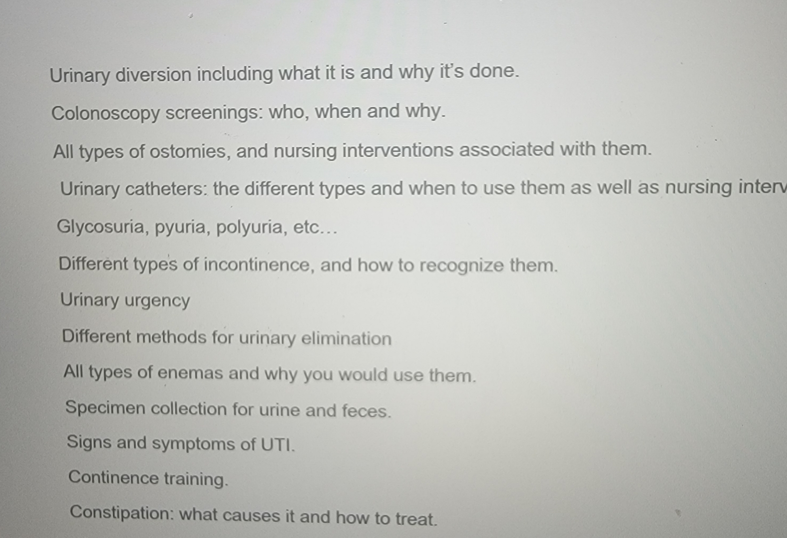 Solved Urinary diversion including what it is and why it's | Chegg.com