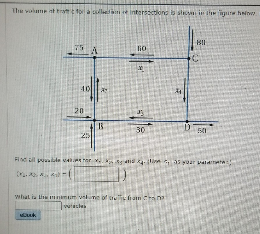 Solved The volume of traffic for a collection of | Chegg.com