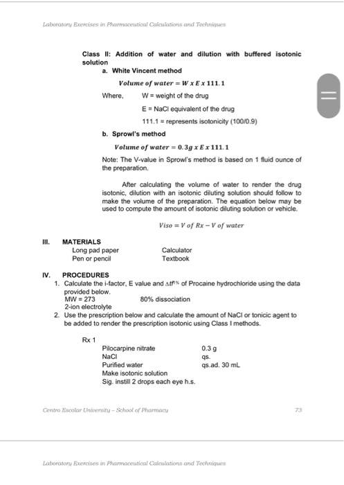 isotonic solution please help me as soon as possible | Chegg.com