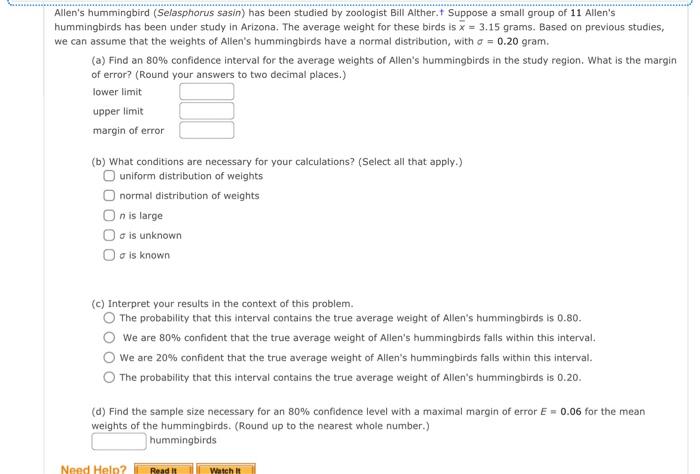 Solved Suppose x has a normal distribution with σ=11. A | Chegg.com