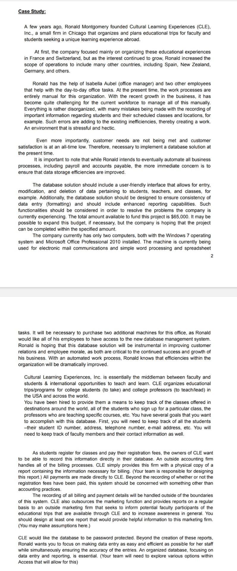 Solved Project specifications You must employ the following | Chegg.com