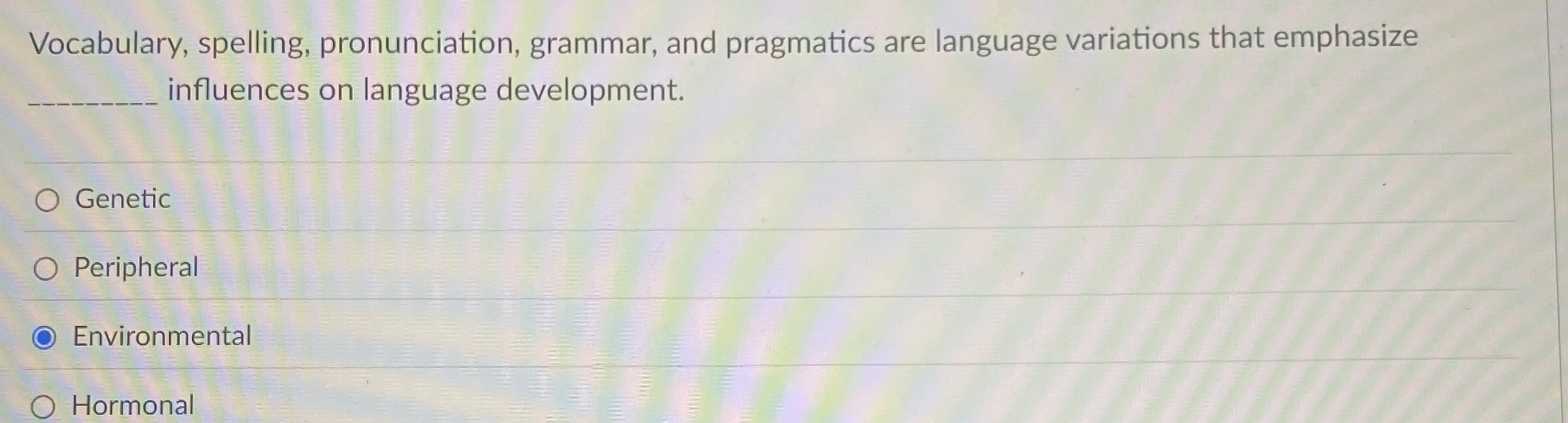 Solved Vocabulary, spelling, pronunciation, grammar, and | Chegg.com
