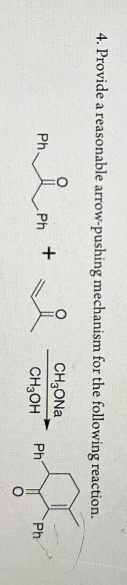 Solved Provide a reasonable arrow-pushing mechanism for the | Chegg.com