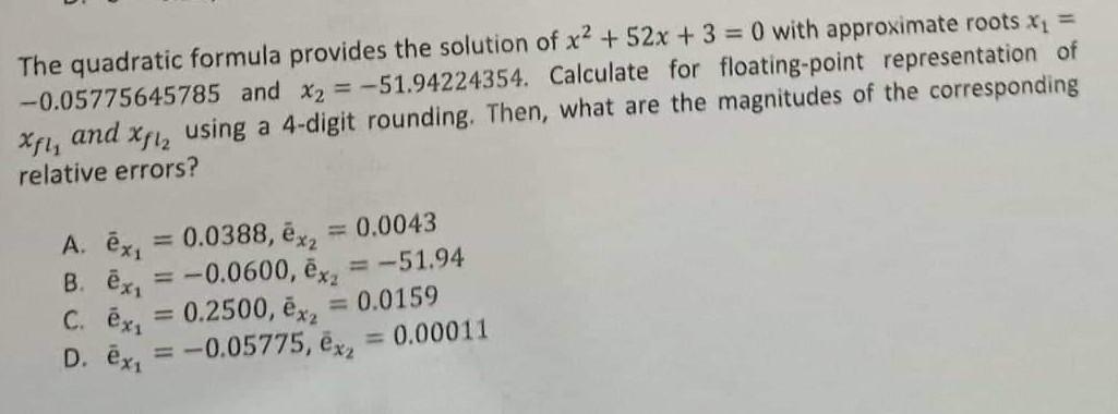 Solved provide an explanation or details of the solution and | Chegg.com