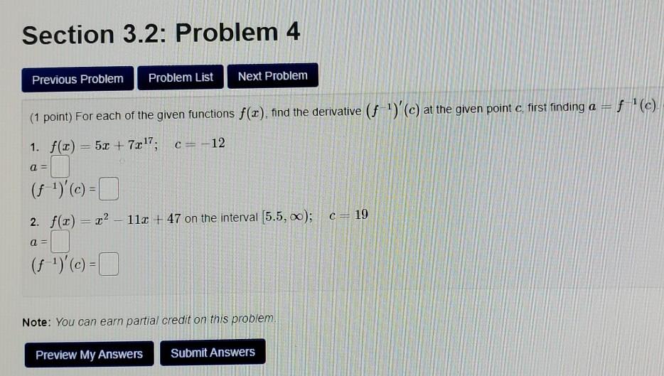 Solved Section 3 2 Problem 4 Previous Problem Problem List