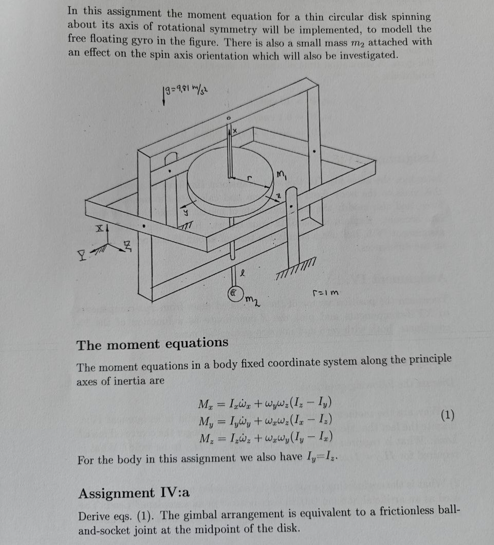 Solved In this assignment the moment equation for a thin | Chegg.com