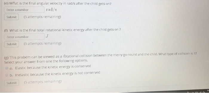 Solved Rotational Collision -Conservation of Angular | Chegg.com