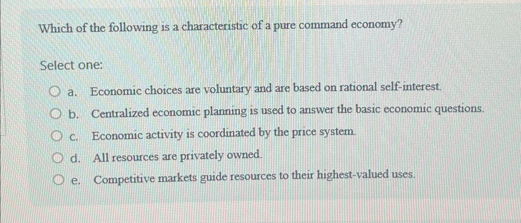 Solved Which of the following is a characteristic of a pure | Chegg.com