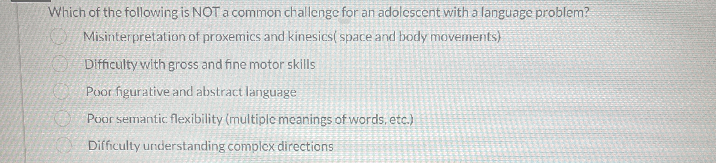 Solved Which of the following is NOT a common challenge for | Chegg.com