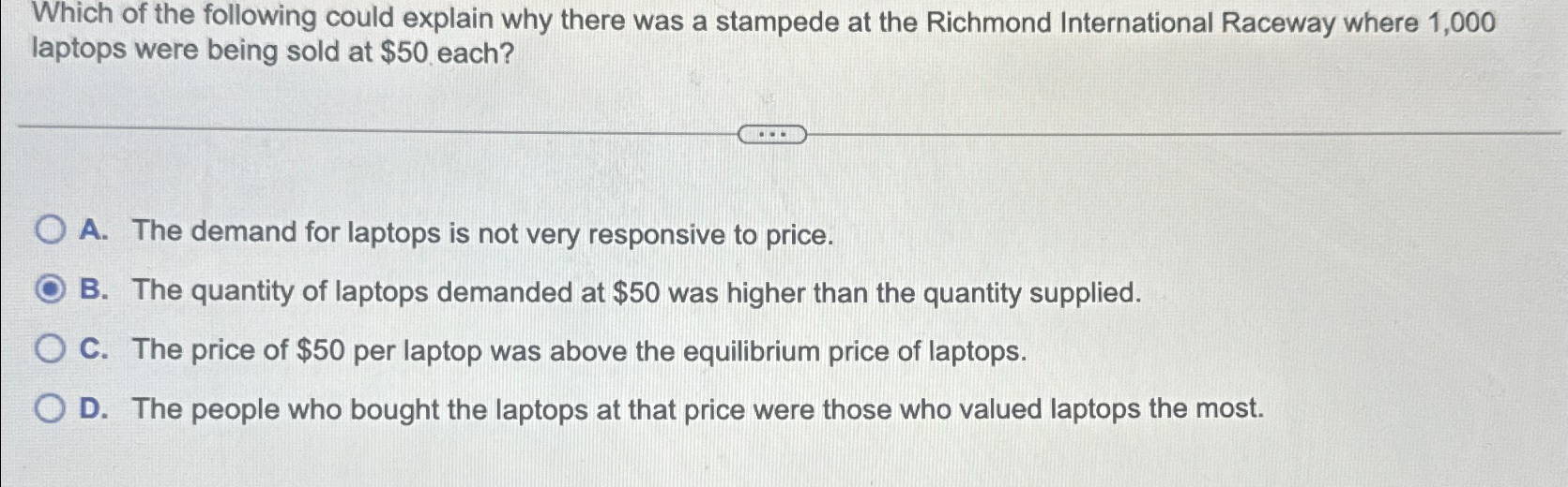 Solved Which of the following could explain why there was a | Chegg.com