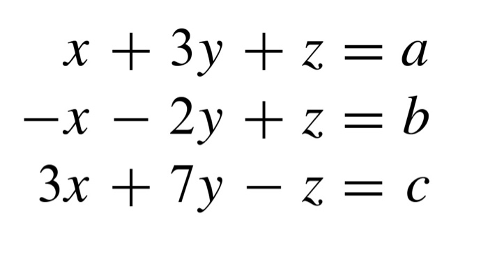 Solved x + 2y + z = 2 2x – 2y + 3z = 1 x + 2y – (a– 3)z = a | Chegg.com