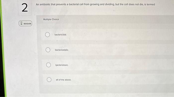 Solved What process does Binary Fission refer to? Multiple | Chegg.com