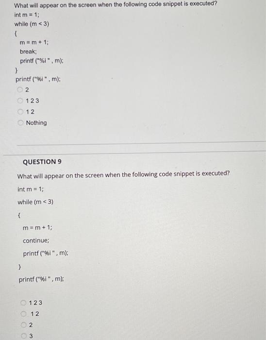 Solved What will be the final value of r when the following | Chegg.com
