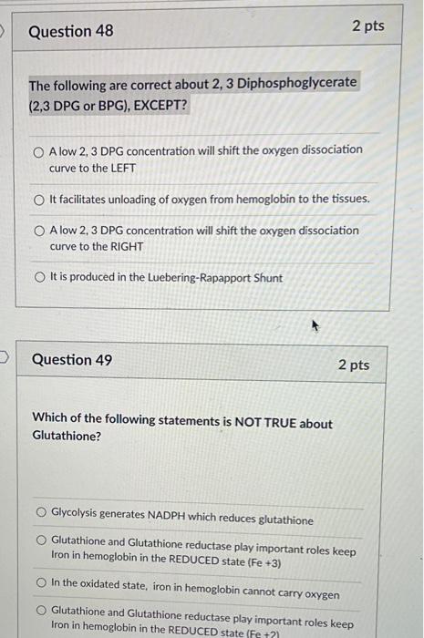 Solved The following are correct about 2,3 | Chegg.com